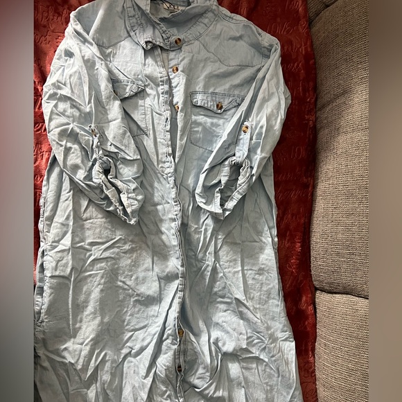 Dresses | Mph Collection Denim Dress Xl | Poshmark